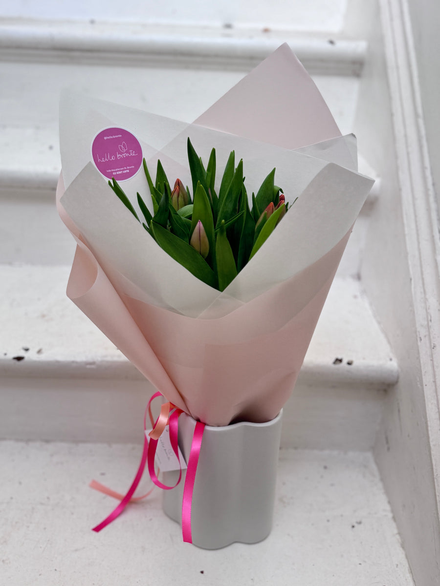 Tulips and Vase – HelloBronte