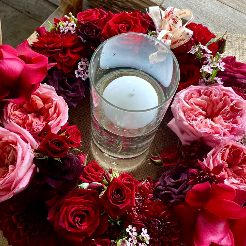 Fresh Floral Wreath Centerpiece – HelloBronte